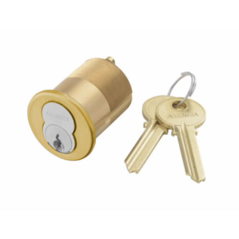 Accentra (Yale) 2196-GC-605-0-BITTED LFIC Mortise Cylinder, With Core,