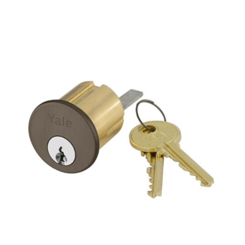 Accentra (Yale) 1109 6 GA 613E KD Rim Cylinder, 6-Pin, GA Keyway, [2]