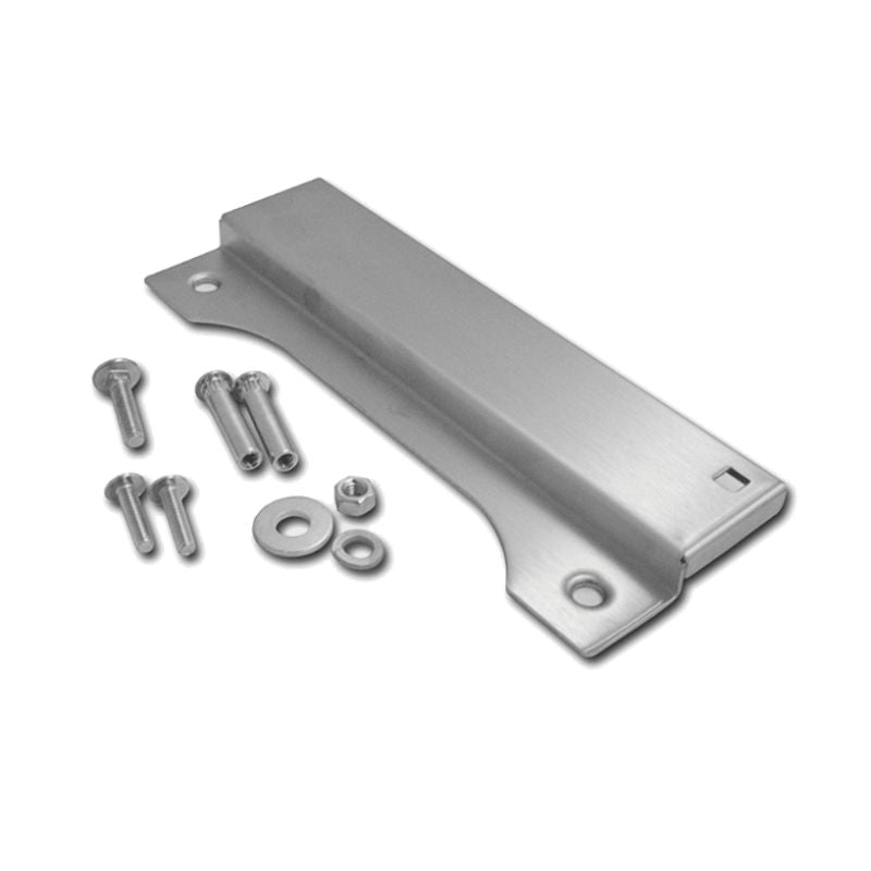 HES 150-US32D Strike Latch Guard, 630 Satin Stainless Steel Finish