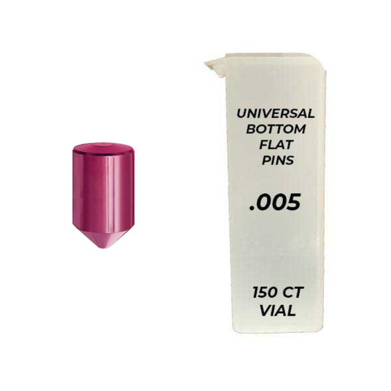 LAB B5-210 V1 .210 Universal Bottom Pins, .005 System, 150/Vial