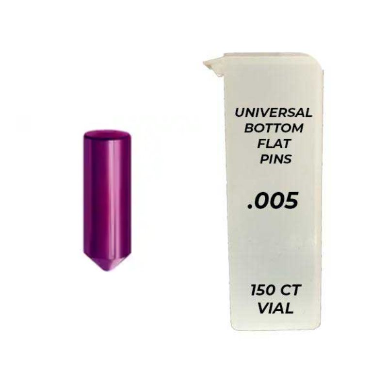 LAB B5-285 V1 .285 Universal Bottom Pins, .005 System, 150/Vial