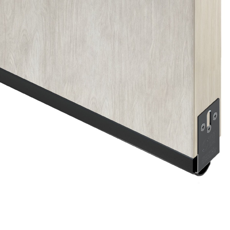 NGP 9595DKB Floating Fire Door Bottom Gap Solution, Non Handed, Dark B