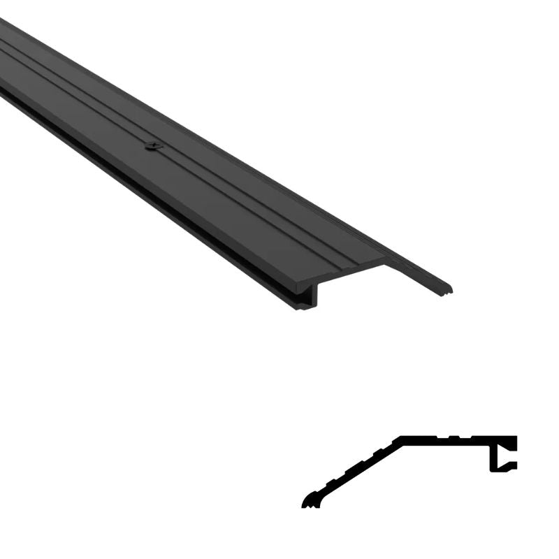 Pemko 566BSP Offset Half Saddle Threshold, 3 In Width, 1 In Height Off