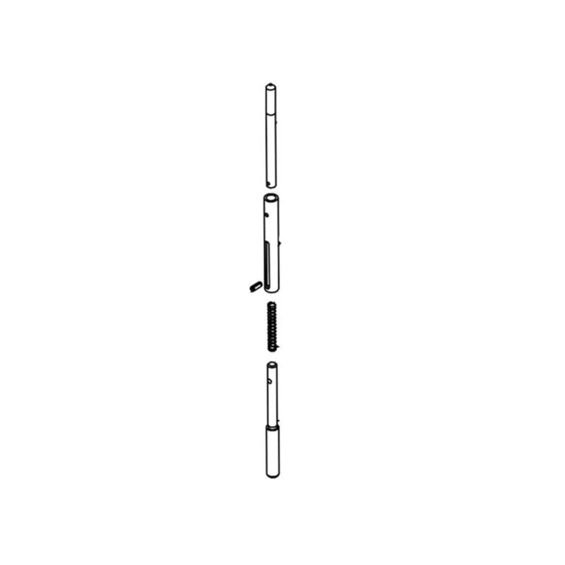 Sargent 68-4209 Concealed Vertical Rod Extension Rod Kit, 12" Long, Fo
