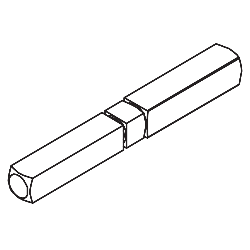 Sargent 97-3092 FW Spindle Assembly 1-3/4" for 700 Series Exit Trim