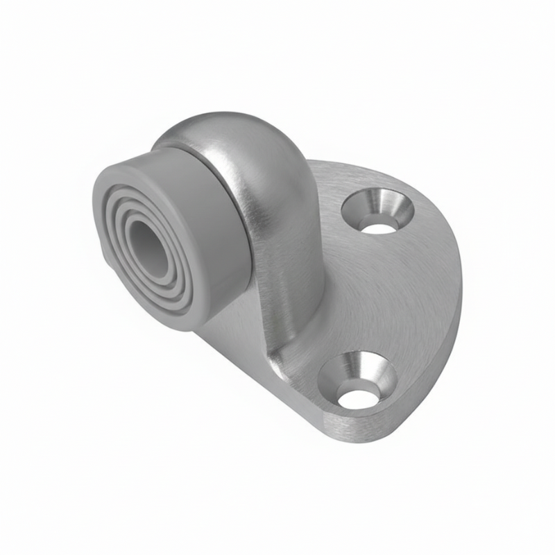 Rockwood 481 Heavy Duty Door Stop, 2-1/2" x 1-3/4" Base, 1-5/8" Projec
