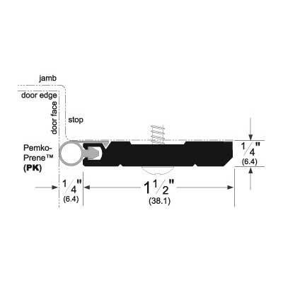 Pemko 2891APK36x84 Heavy Duty Perimeter Gasketing 36" x 84" Set