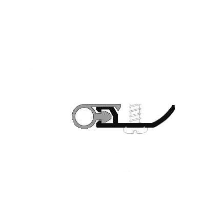 Pemko 297AS-96x96 Perimeter Weather Stripping Gasketing with Black Sil
