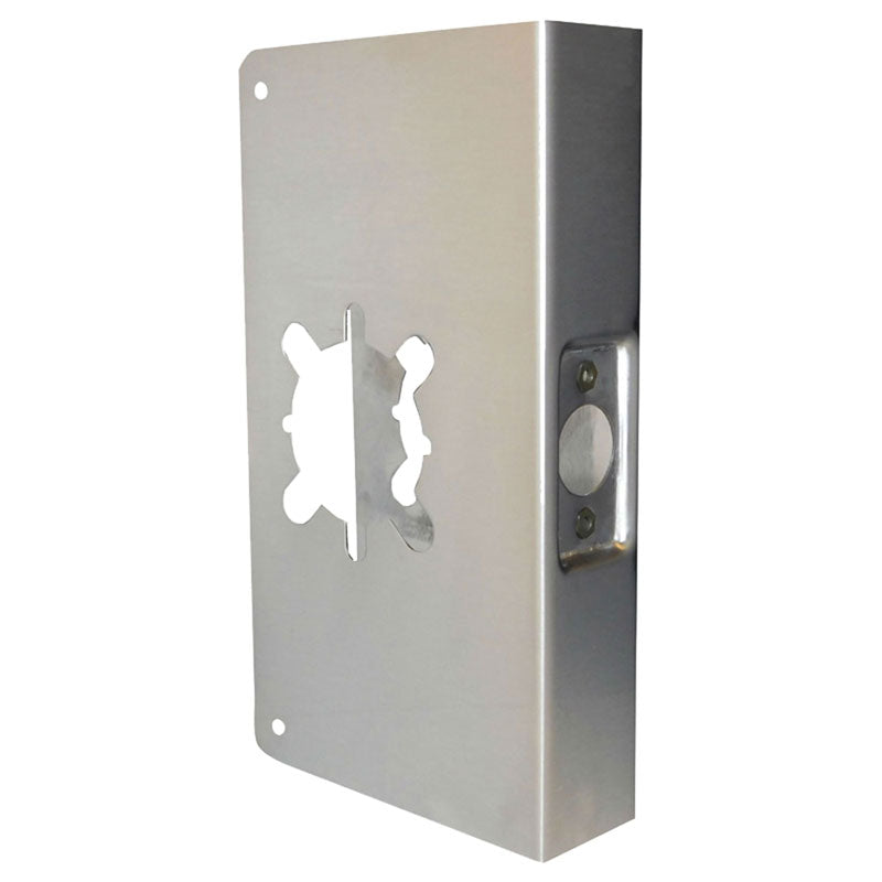 Don-Jo 4-S-2-CW, Wrap Around Plate, 22 Gauge Stainless Steel, 4 3/4" x