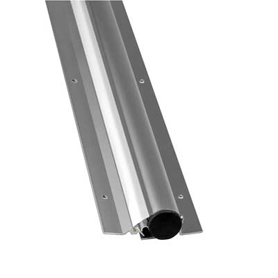 NGP 2248A-76-MILL Finger Guard with White Polyethylene, 76" Length, Fi