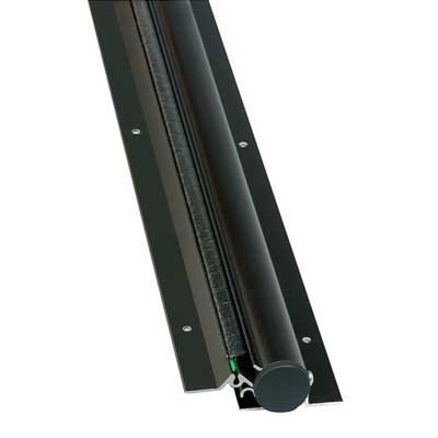 NGP 2248-76-DKB Finger Guard with White Polyethylene, 76" Length, Fire