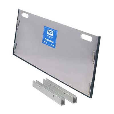 NGP FS34-96 Flood Shield, 96" W x 34" H, 1/4" Marine Grade Aluminum Sh