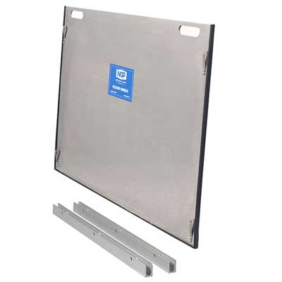 NGP FS22-36 Flood Shield, 36" W x 22" H, 1/4" Marine Grade Aluminum Sh