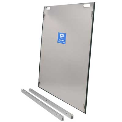 NGP FS34-36 Flood Shield, 36" W x 34" H, 1/4" Marine Grade Aluminum Sh