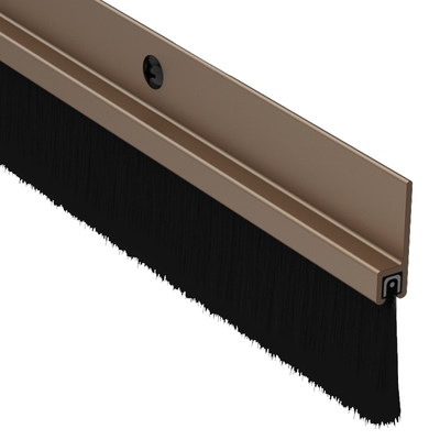 Pemko 315CN Door Sweep - 1/4" Width, 1-11/16" Height, Black Neoprene I
