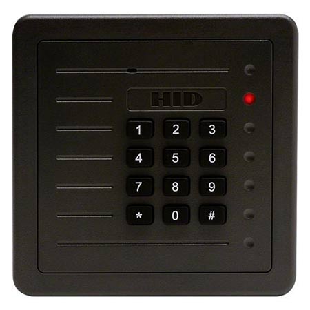 HID 5355AGK00 ProxPro with Wiegand output, Keypad and Terminal Strip,